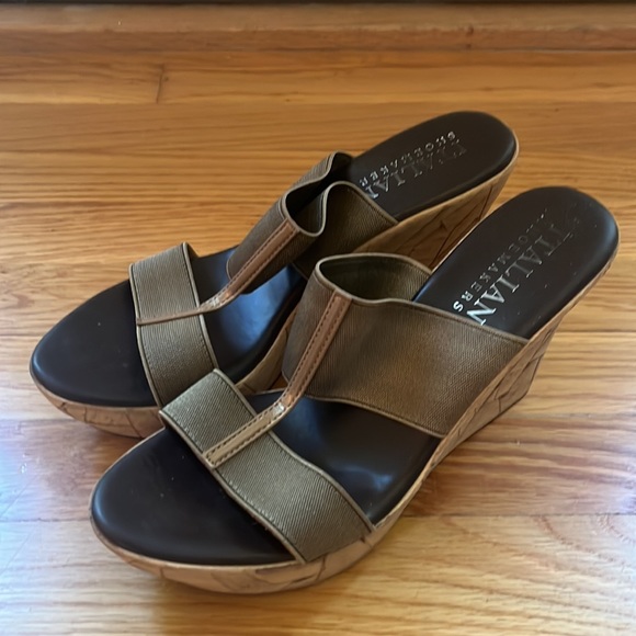 Italian Shoemakers | Shoes | Elegant Italian Wedge Sandals | Poshmark
